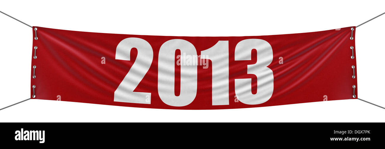 2013 Banner (clipping path included Stock Photo - Alamy