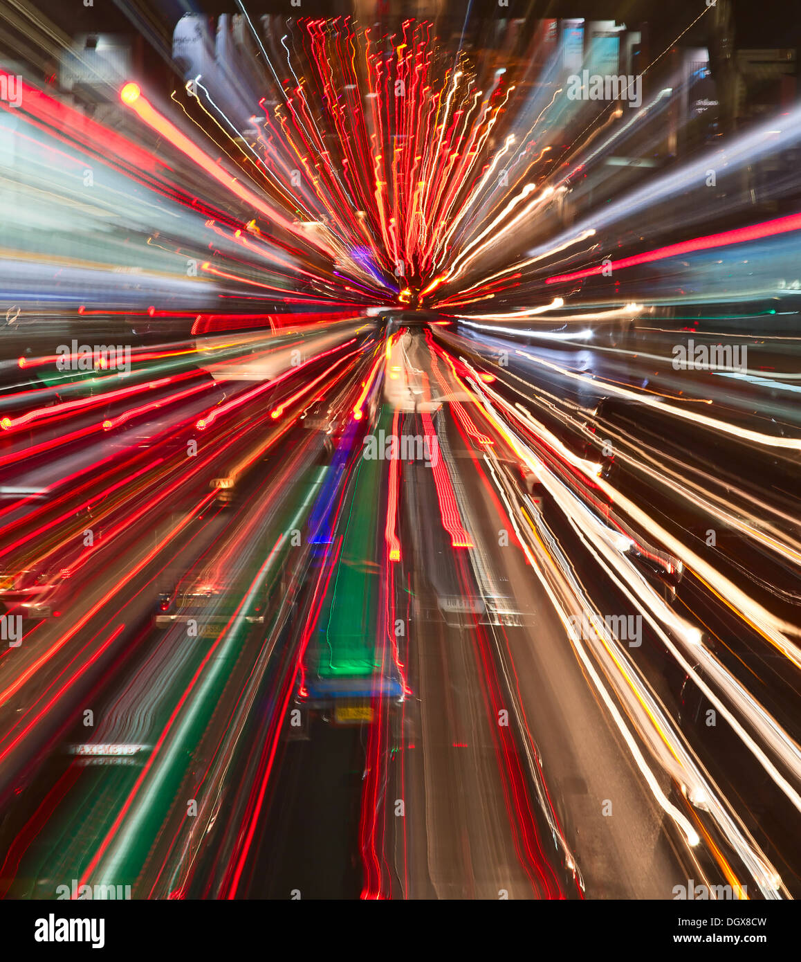 Night lights of the big city Stock Photo - Alamy