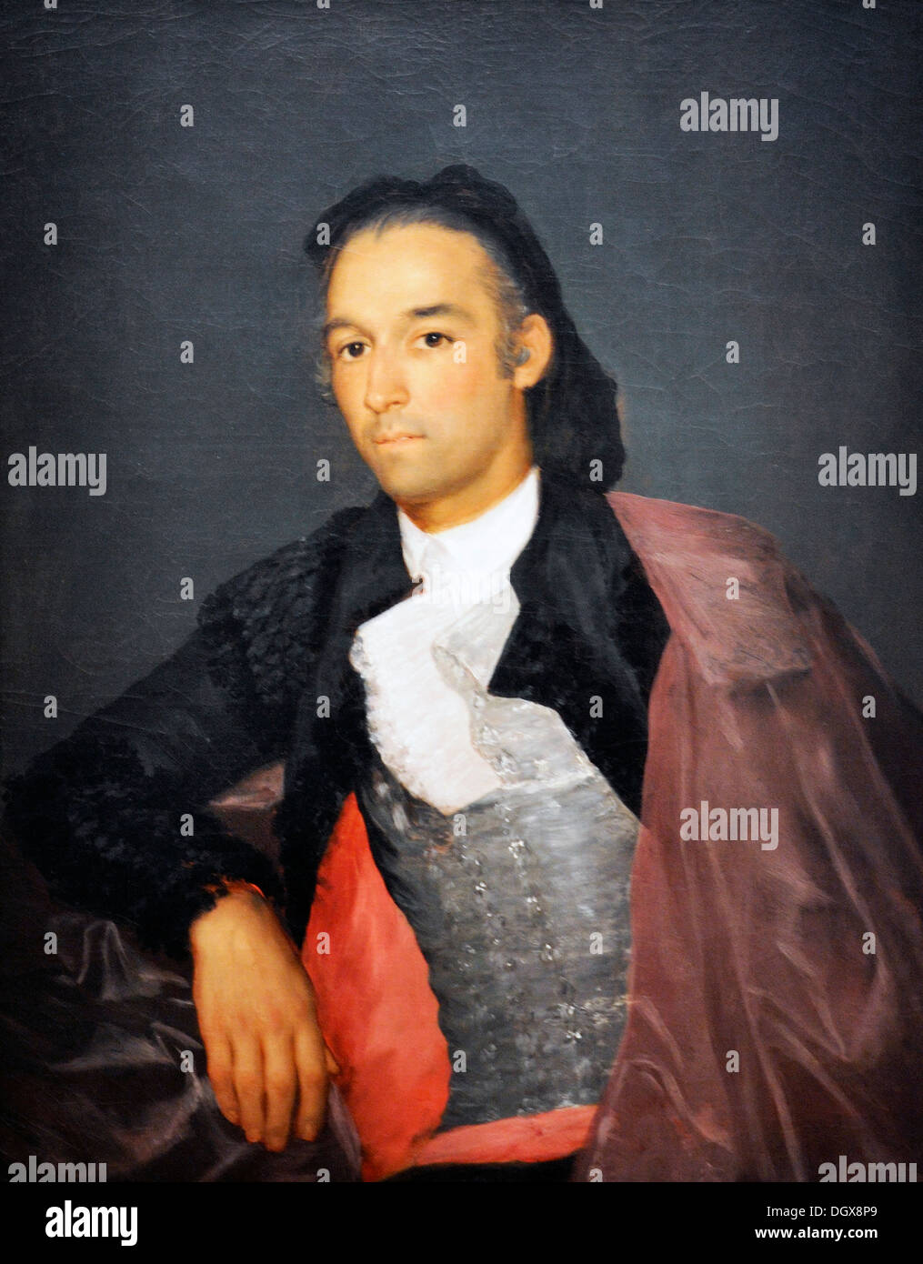 Portrait Of The Matador Pedro Romero - by Francisco de Goya, c. 1795–98 ...