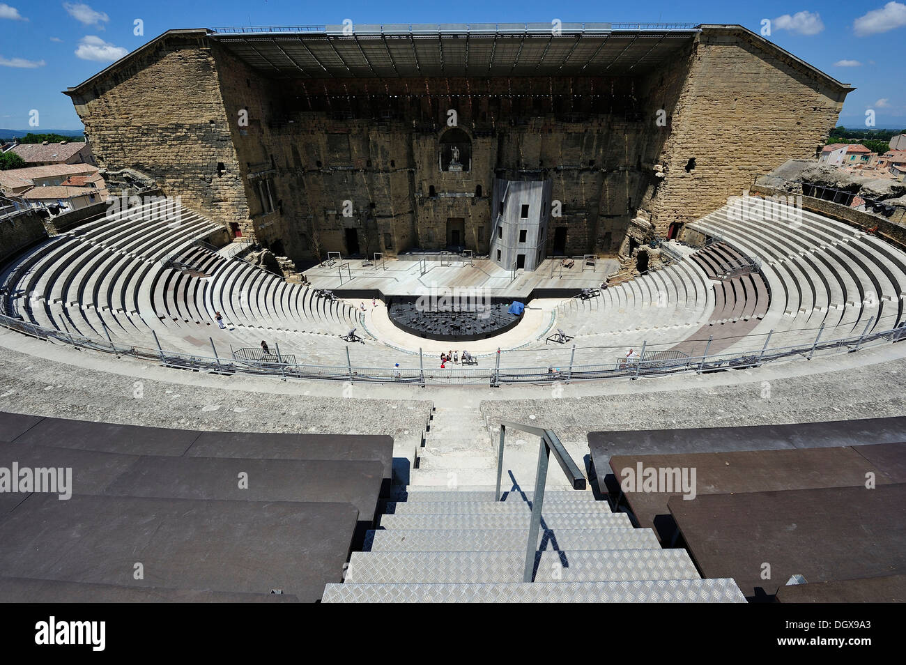 Roman amphitheatre orange hi-res stock photography and images - Alamy