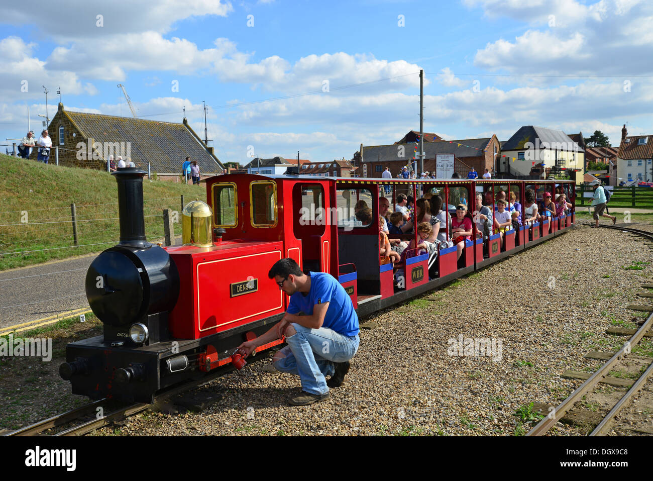 Wells Harbour Railway at The Harbour Station, Wells-next-the-Sea ...