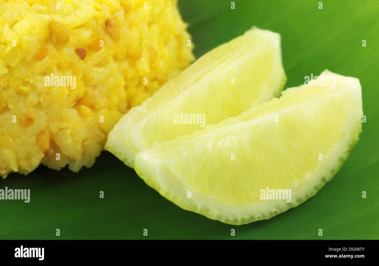 Bengali cuisine of rice and lentils named as Khichuri Stock Photo - Alamy
