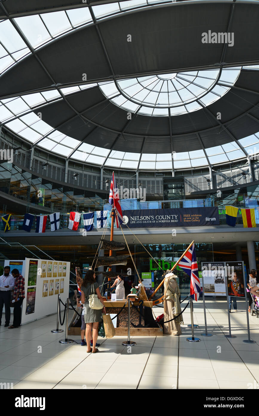 Admiral Nelson display at The Forum, Millennium Library the Forum ...