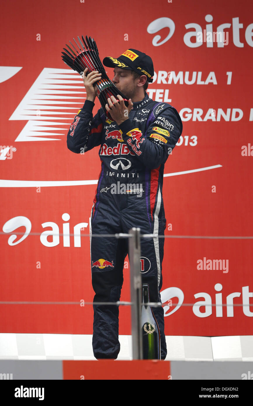 Sebastian vettel india 2013 hi-res stock photography and images - Alamy