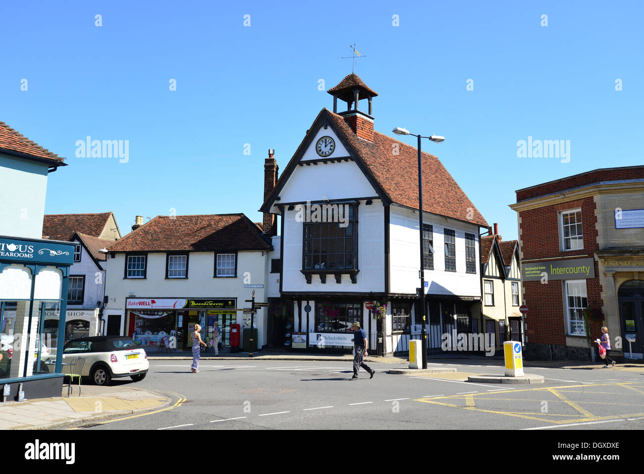 16th century The Old Town Hall, Market Place, Great Dunmow, Essex ...