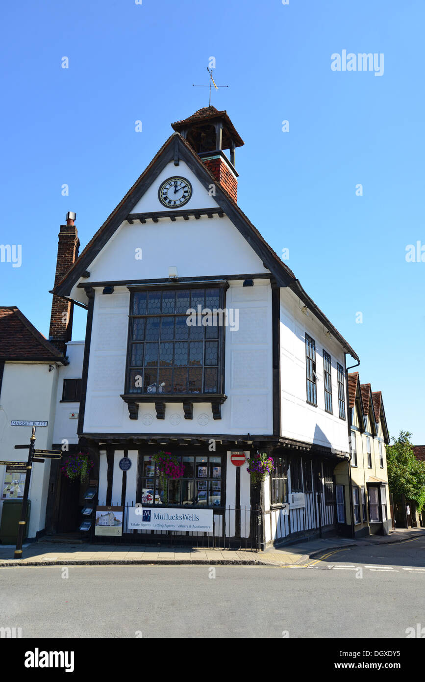 16th century The Old Town Hall, Market Place, Great Dunmow, Essex ...