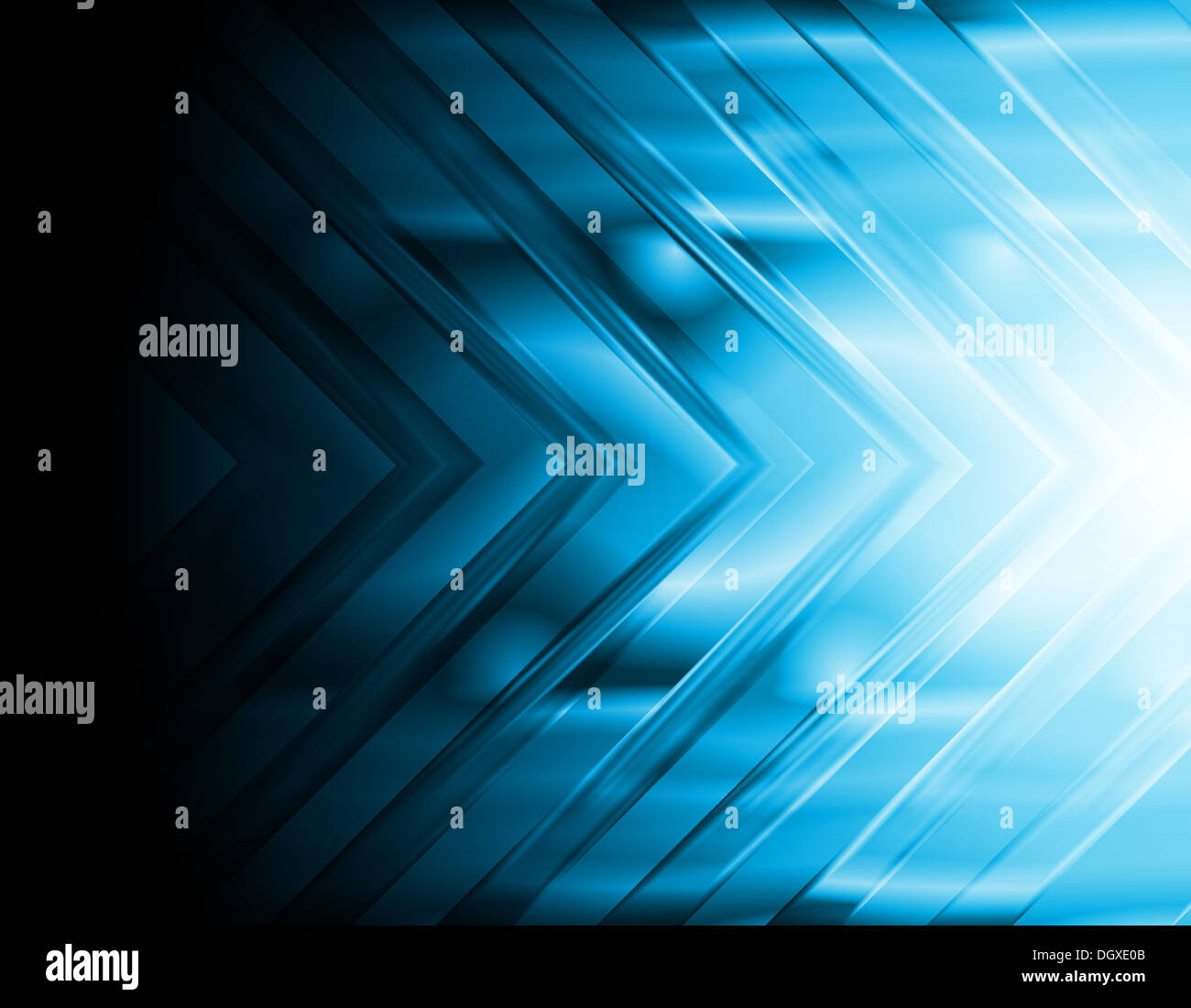 Dark blue hi-tech background. Bright arrow. Eps 10 vector illustration ...