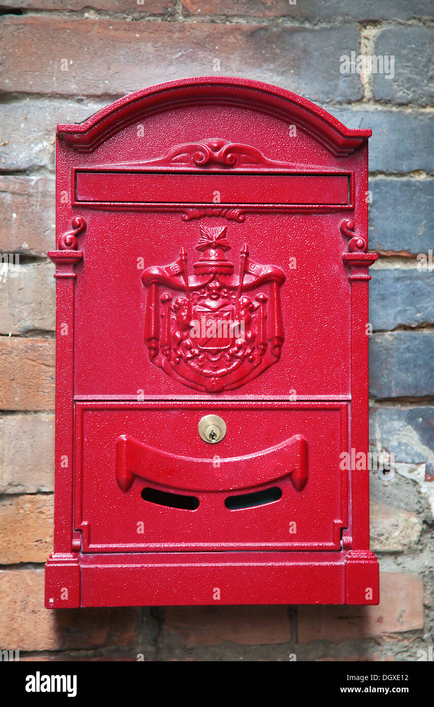 beautiful vintage letter-box, Siena, Italy Stock Photo - Alamy