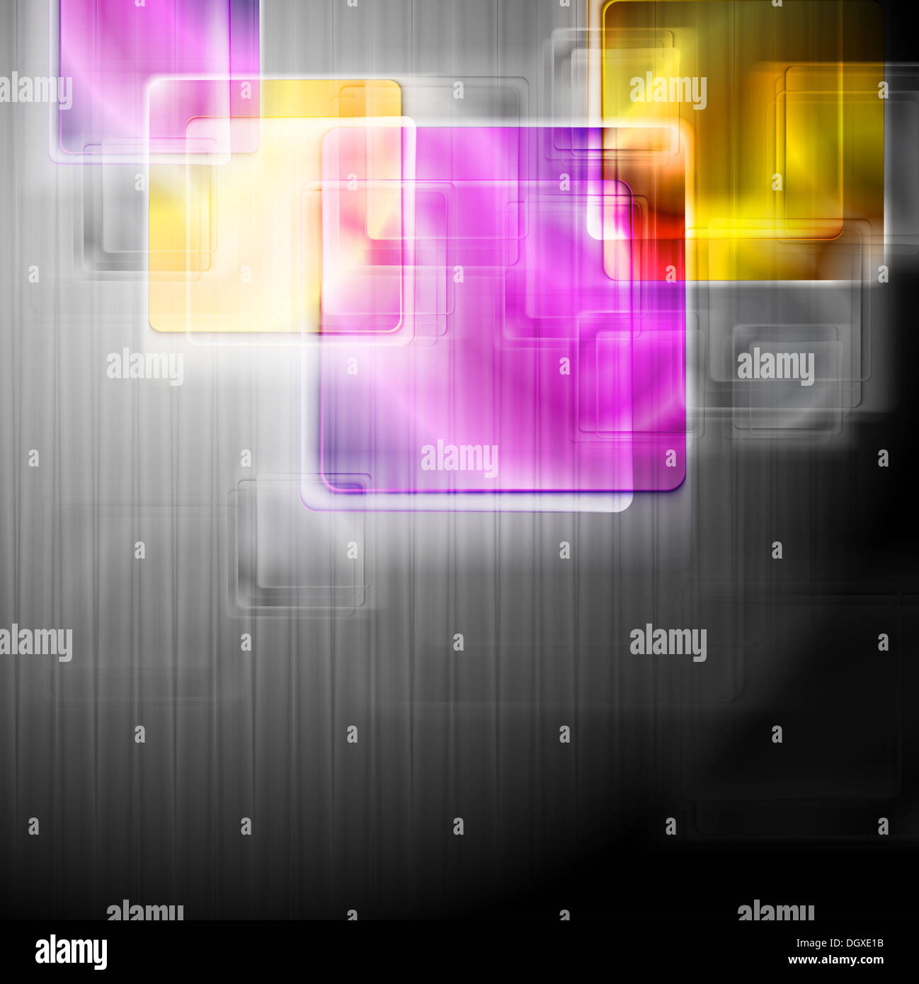 Abstract squares on the dark background. Vector illustration eps 10 ...
