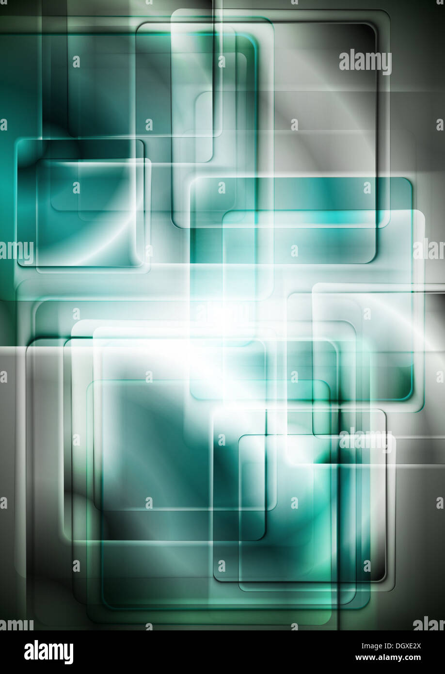 Dark green technology background with abstract squares. Eps 10 vector ...