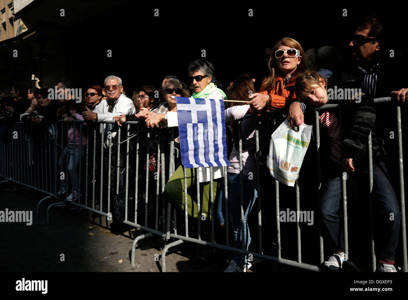 Thessaloniki, Greece . 27th Oct, 2013. Student parade commemorating ...