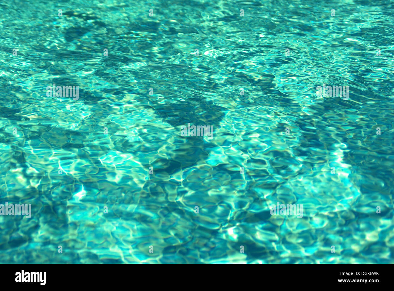 the water in pool from reflexes of light Stock Photo - Alamy