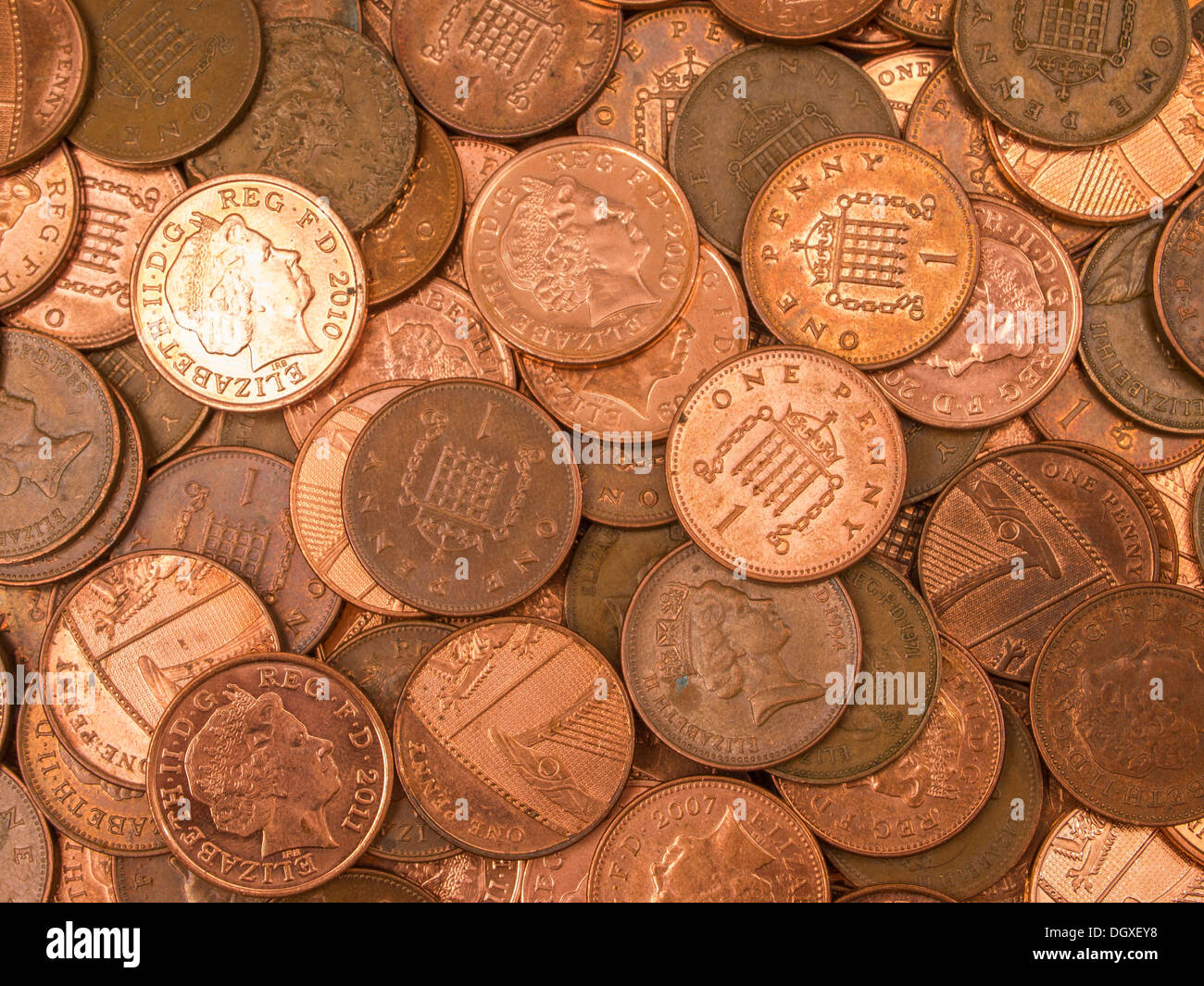 1 pence hi-res stock photography and images - Alamy