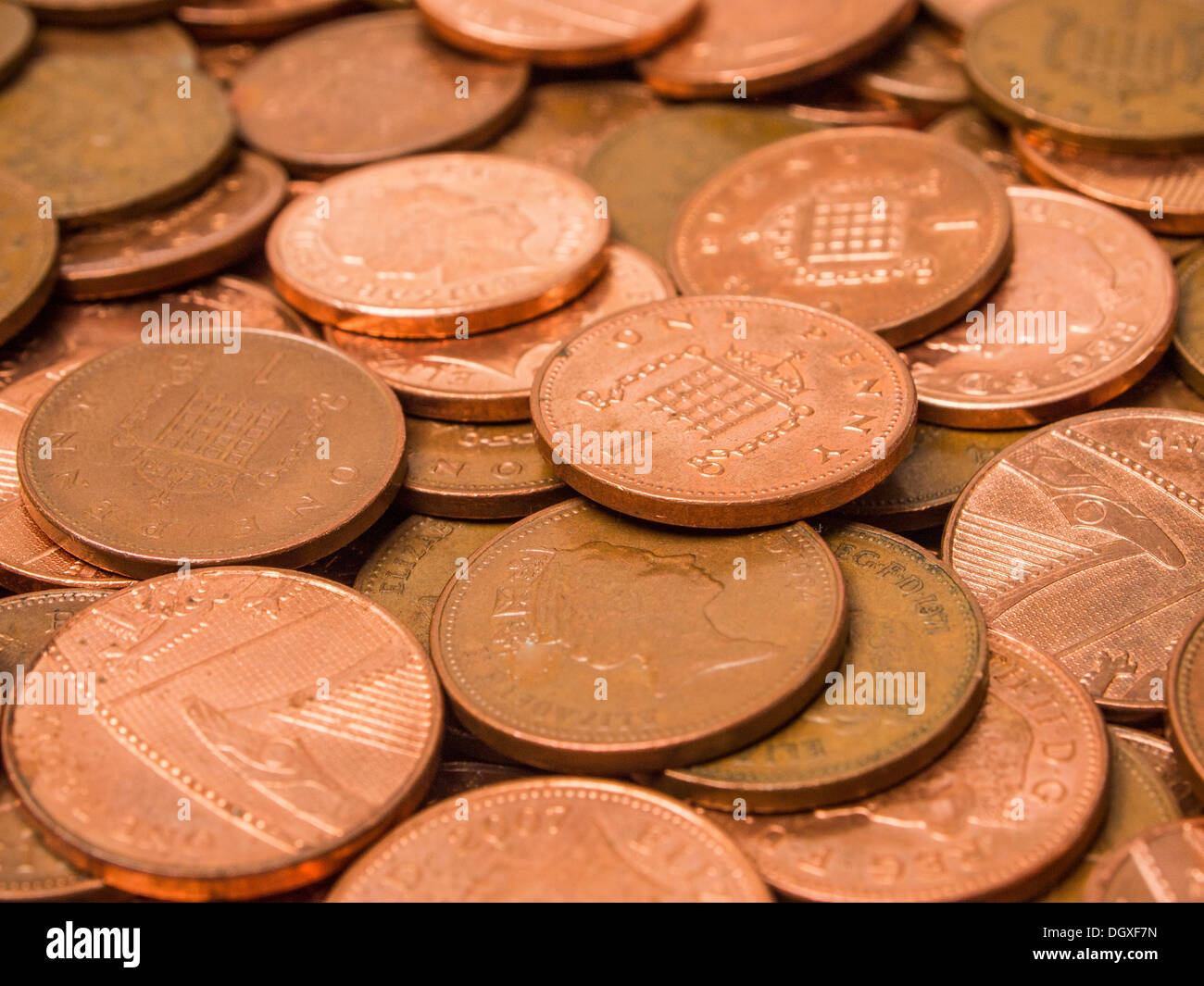 1 pence hi-res stock photography and images - Alamy