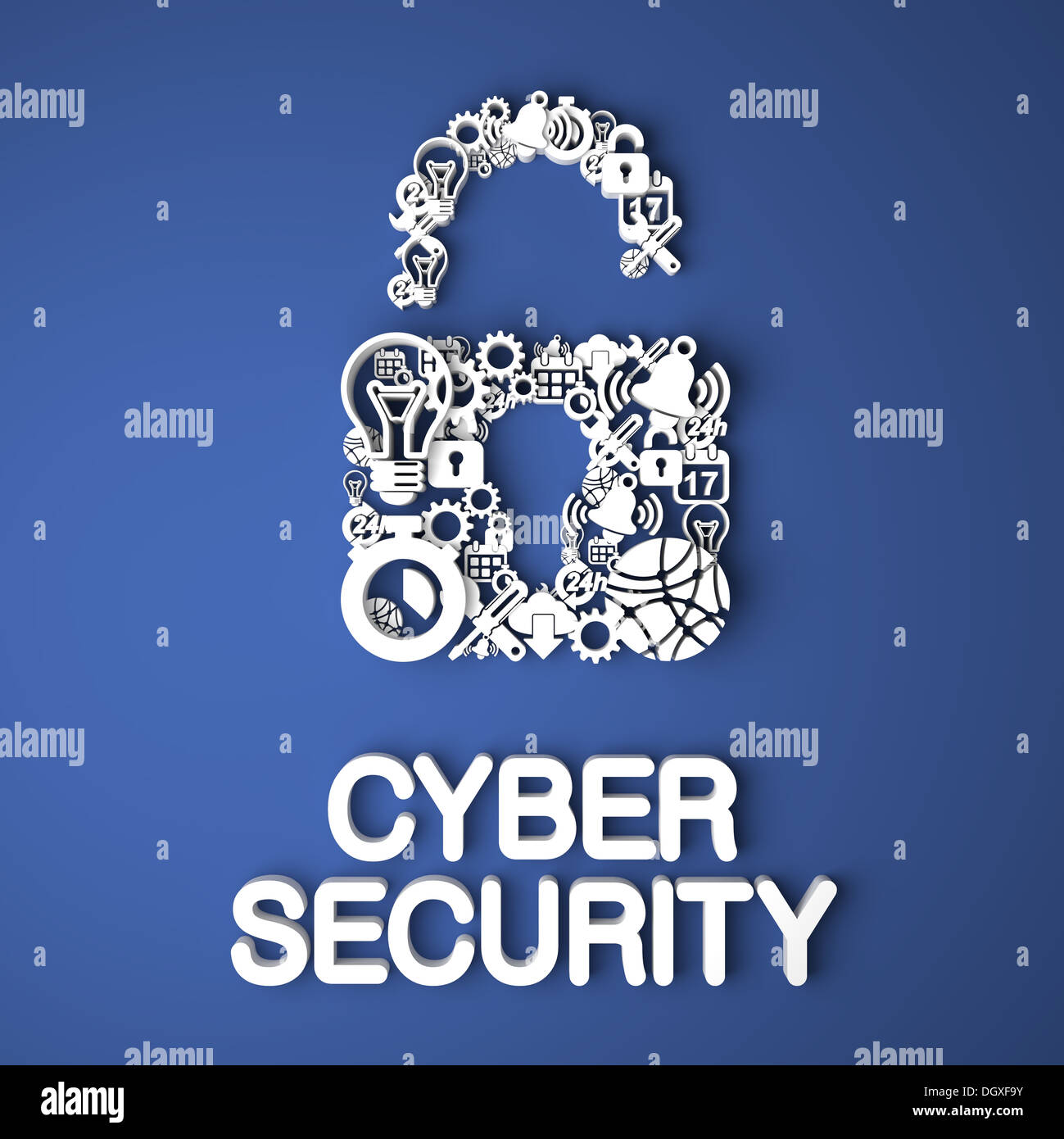 Cyber security background hi-res stock photography and images - Alamy