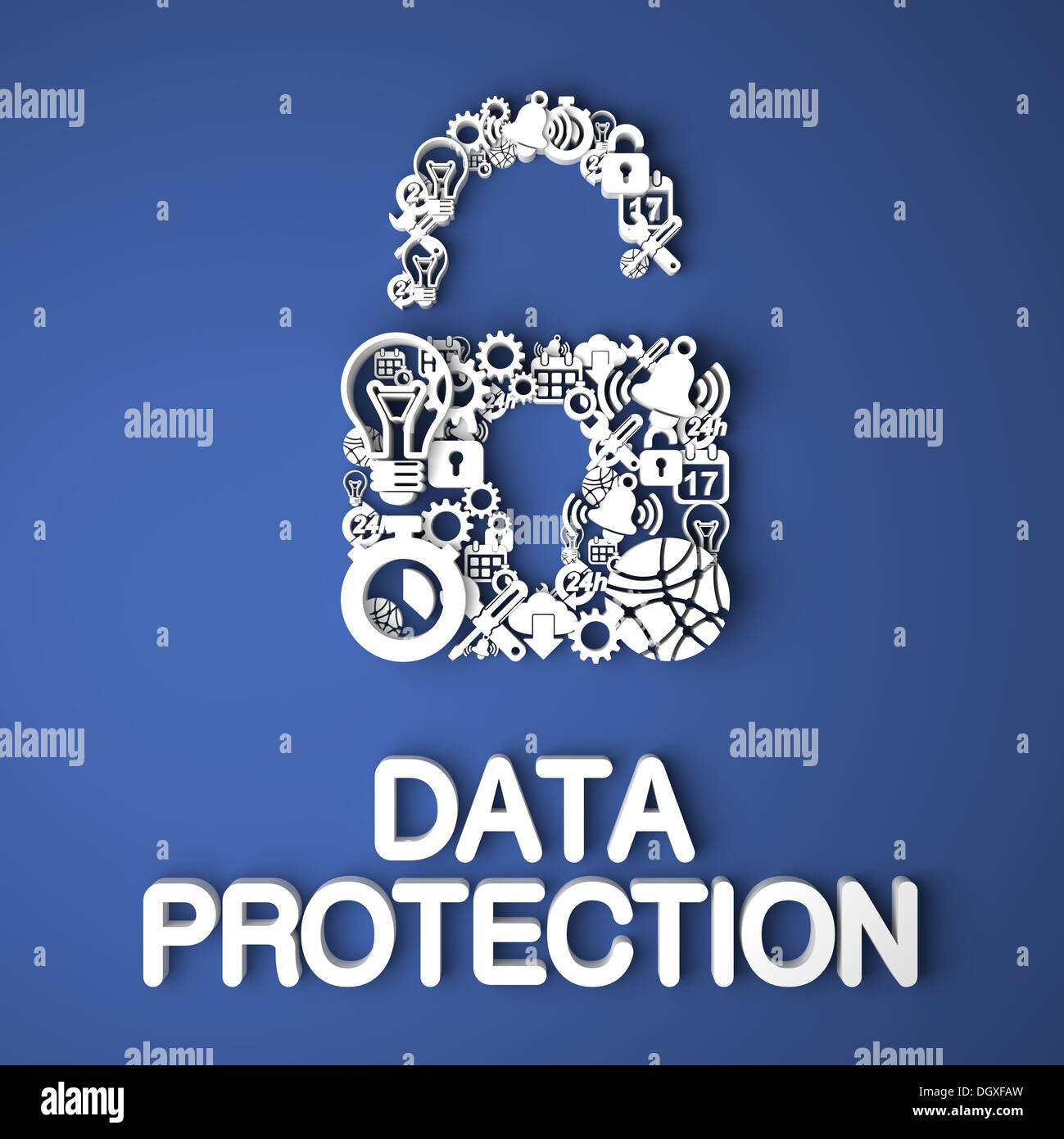 Data Protection Concept Stock Photo - Alamy