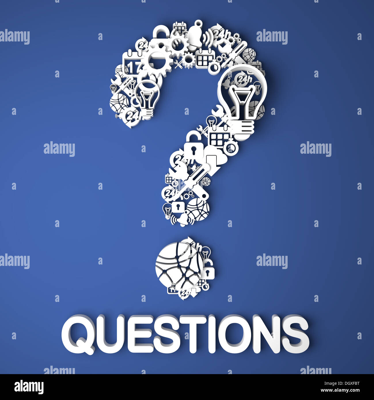 Unique question mark hi-res stock photography and images - Alamy