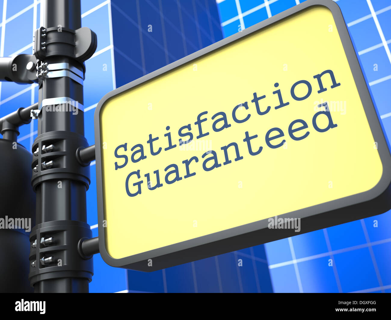 Satisfaction guaranteed roadsign hi-res stock photography and images ...