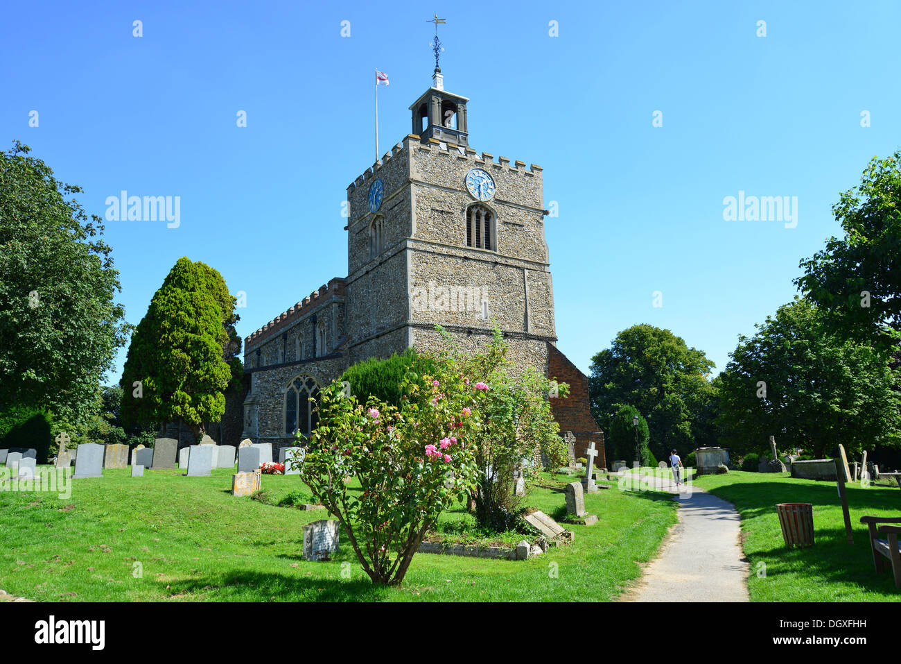 The Church of St. John the Baptist, Church Hill, Finchingfield, Essex ...