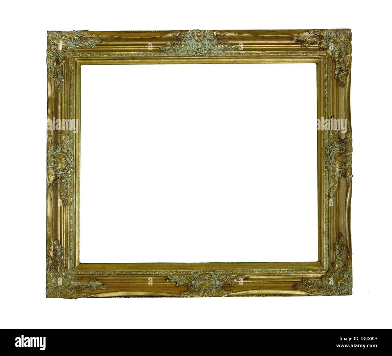 Gold art deco frame hi-res stock photography and images - Alamy