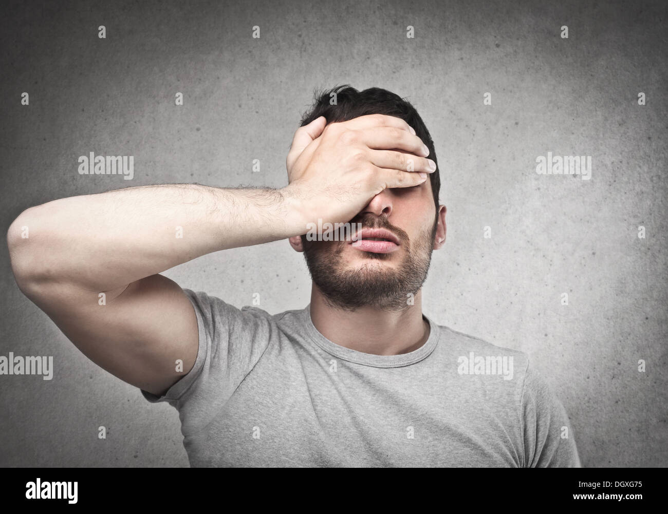 Man has made a mistake Stock Photo - Alamy