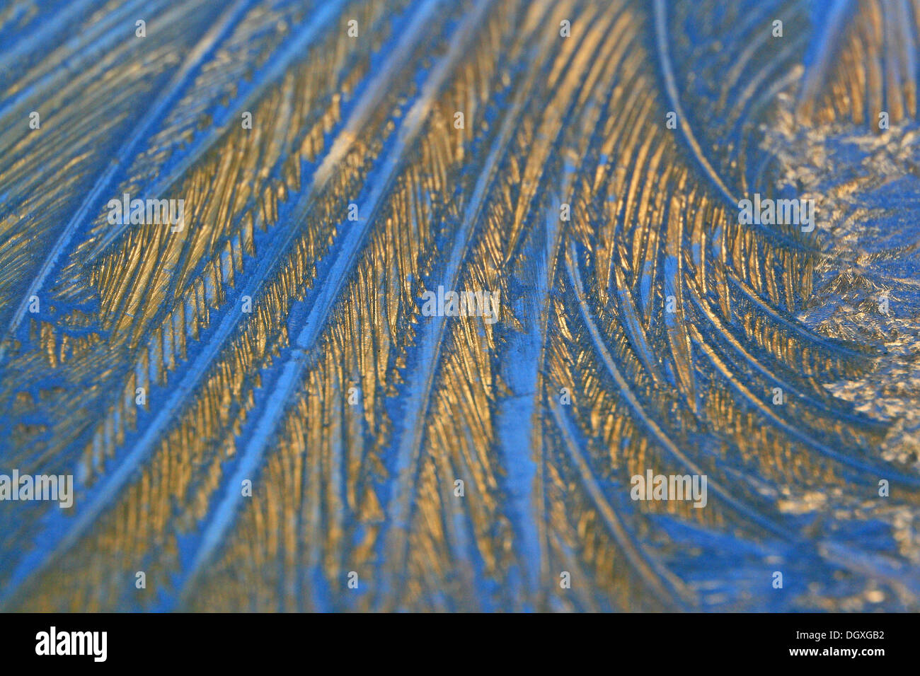Graphic pattern of ice, frost flowers Stock Photo - Alamy