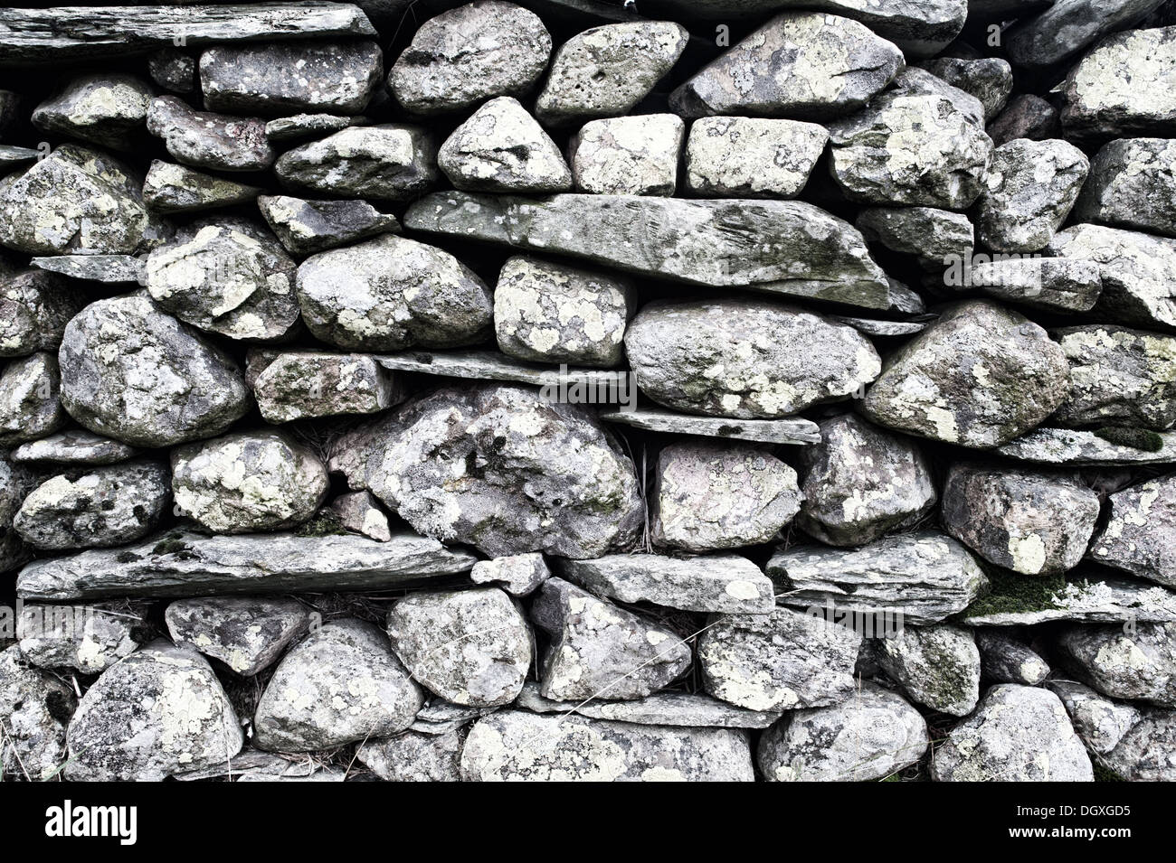 dry stone wall Stock Photo - Alamy