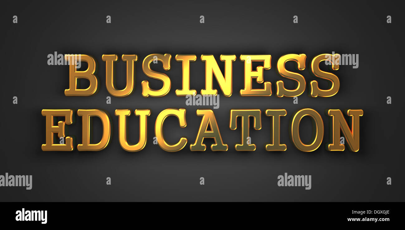 Business Education. Education Concept Stock Photo - Alamy
