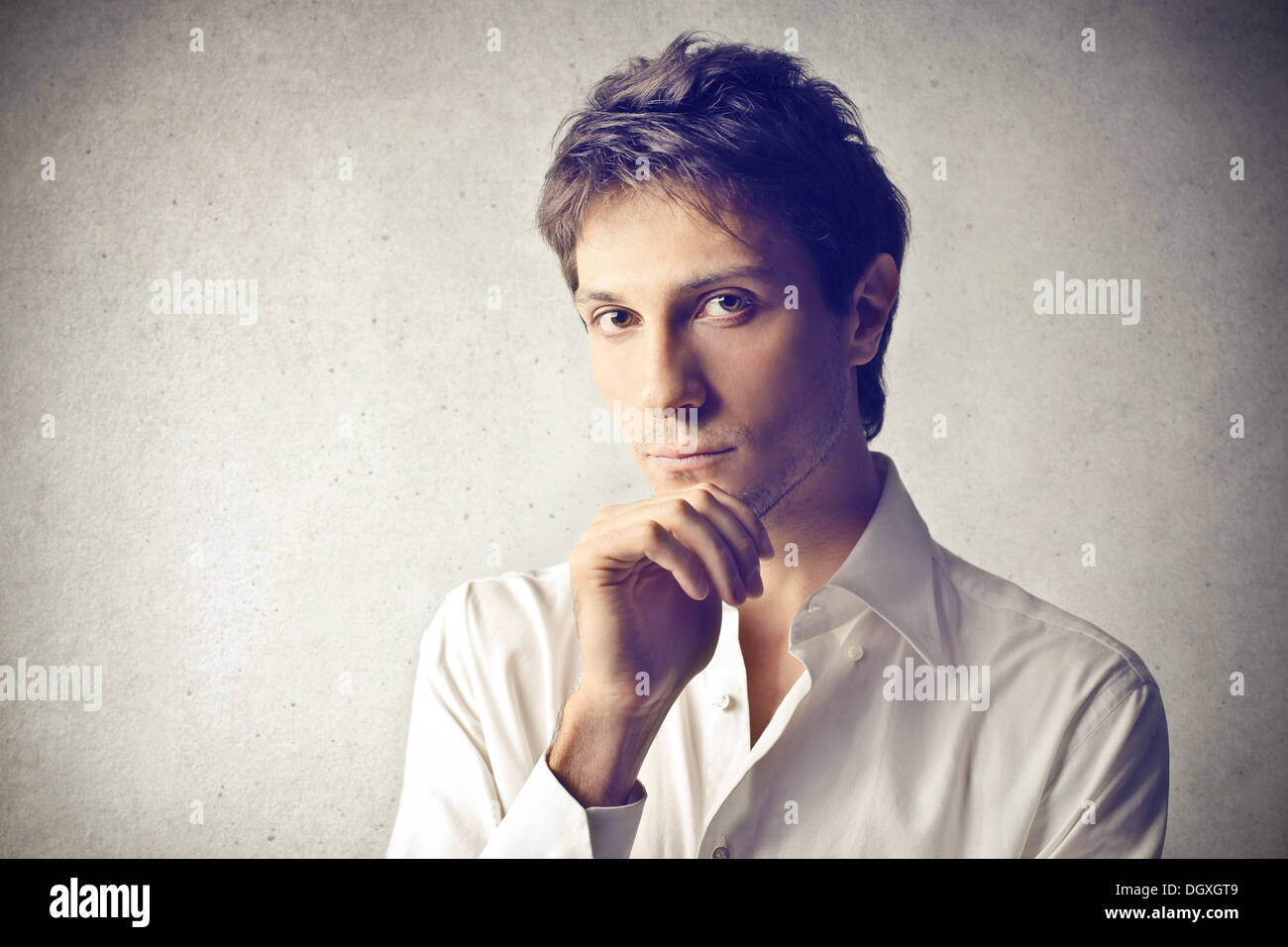 Portrait of a handsome man Stock Photo - Alamy
