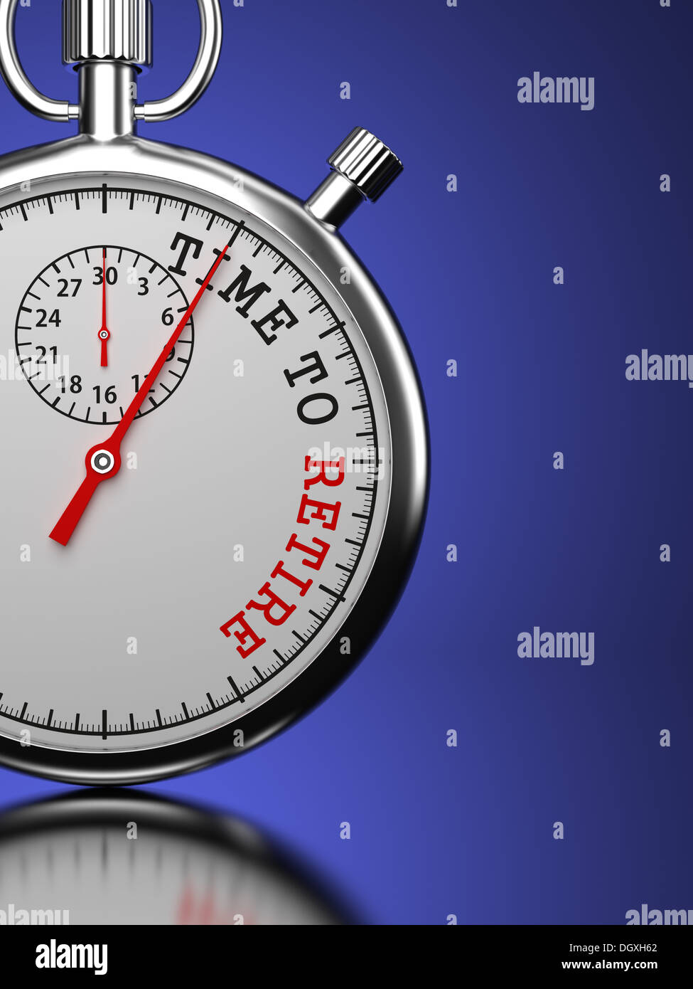 Time To Retire Concept Stock Photo - Alamy