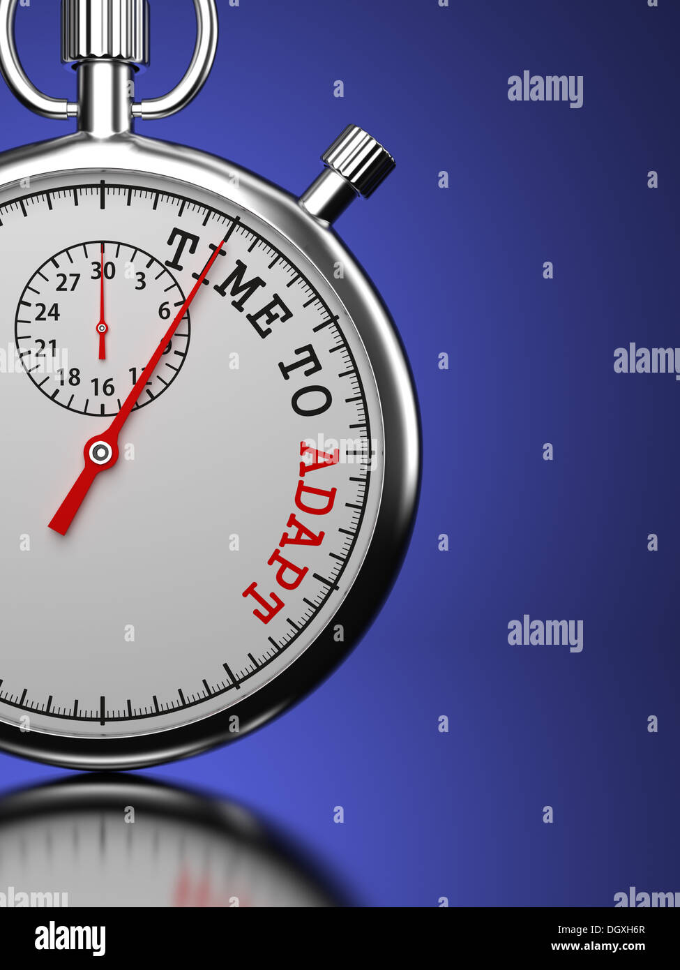 Time To Adapt Concept Stock Photo - Alamy