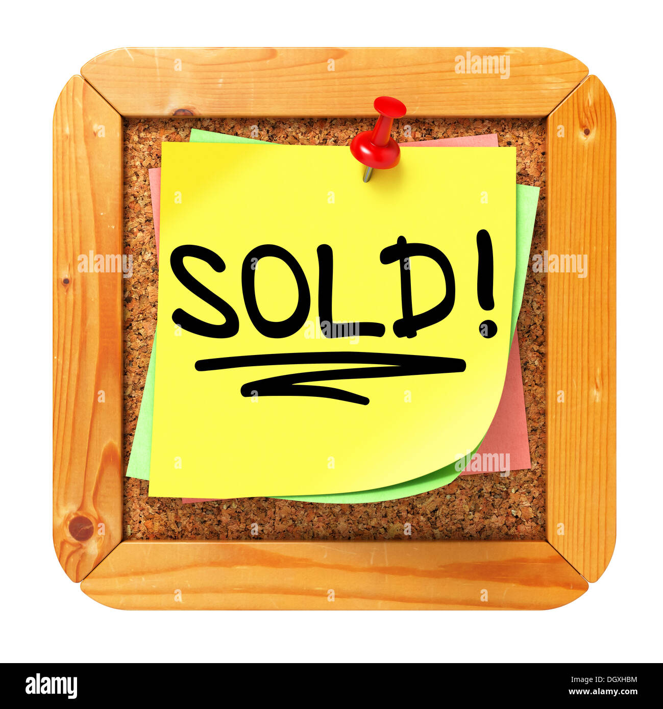 Sold sticker hi-res stock photography and images - Alamy