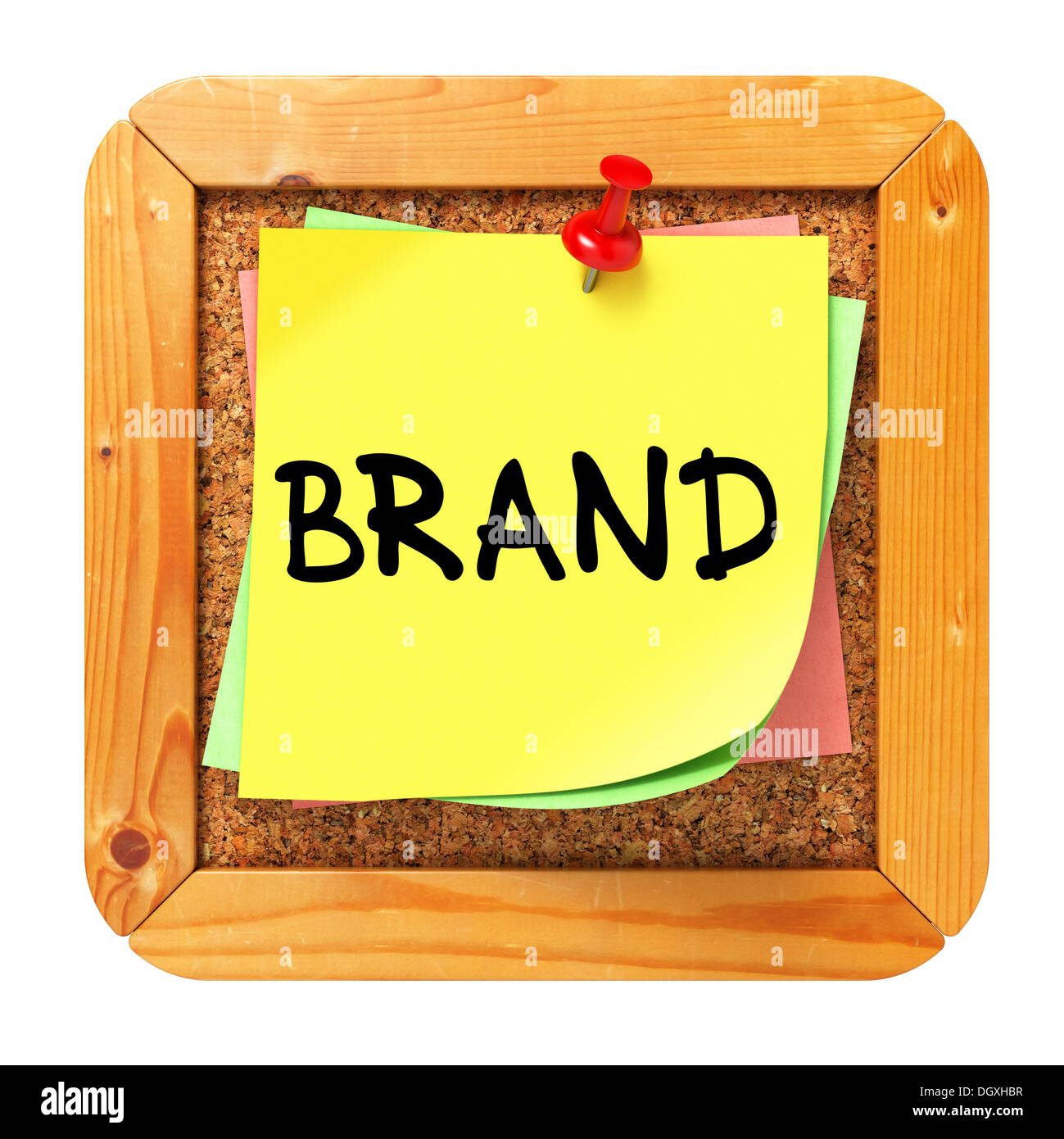 Branding sticker sign on Cut Out Stock Images & Pictures - Alamy