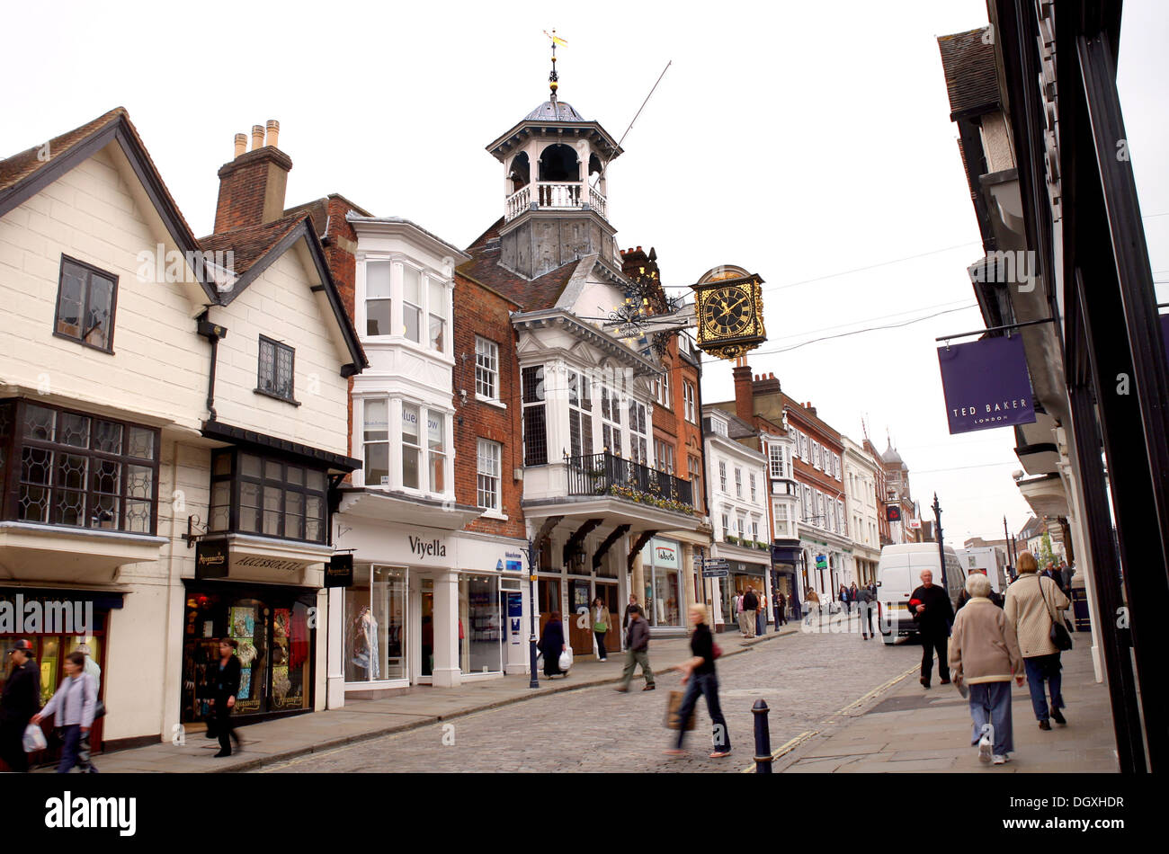 Guildford clock tower hi-res stock photography and images - Alamy