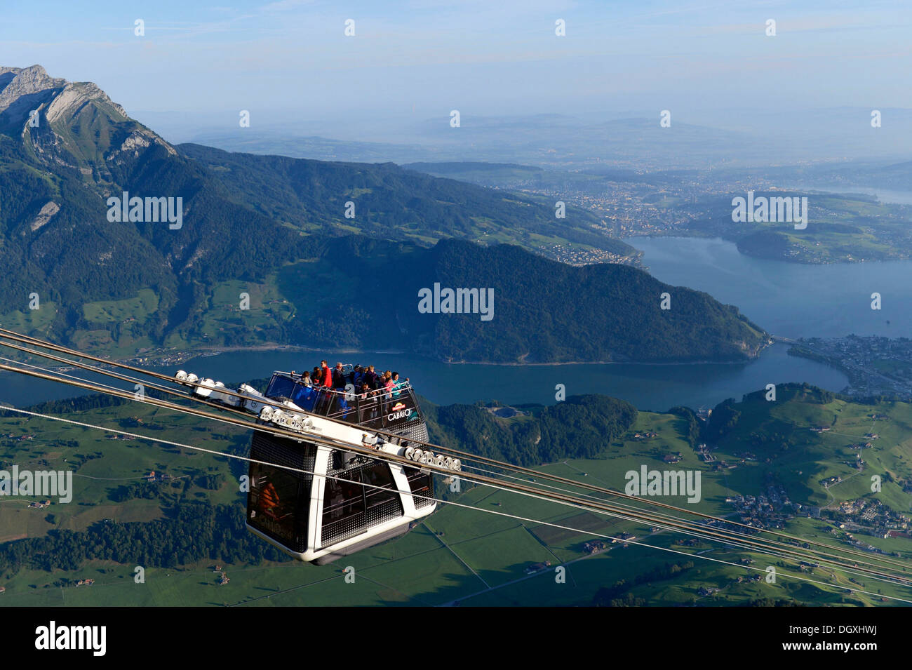 CabriO Bahn, the world's first cable car with an open top deck, going ...