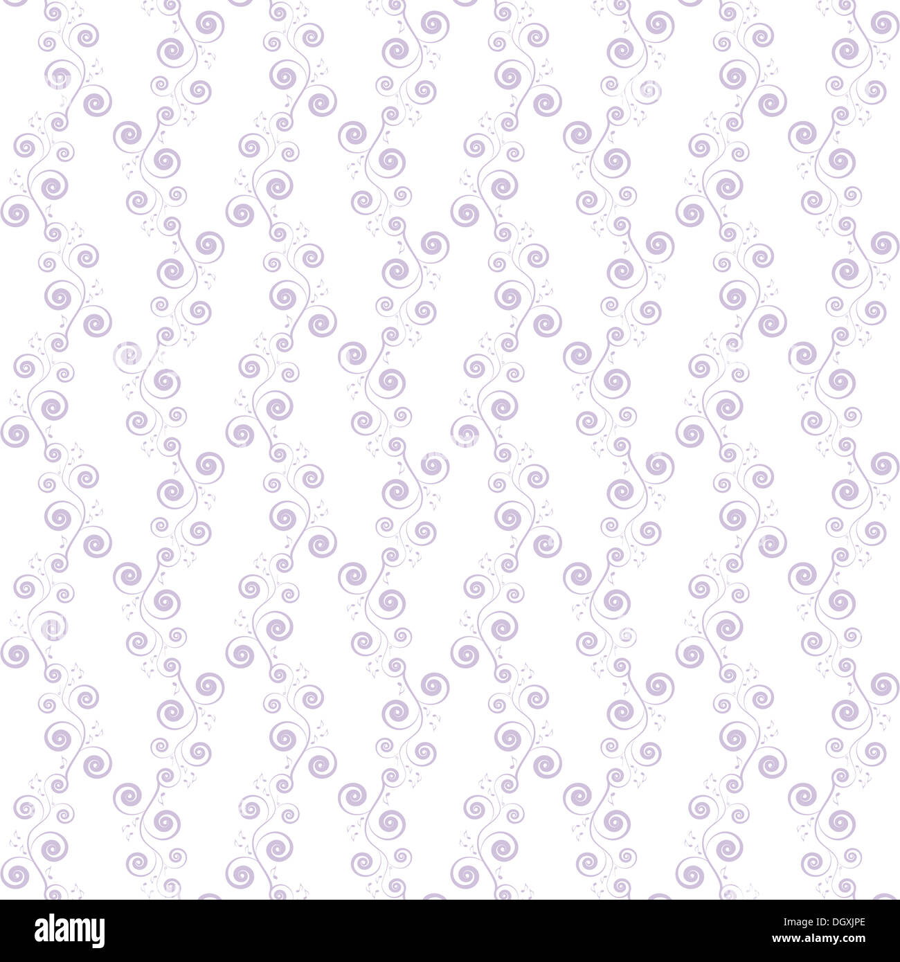 seamless floral and music notes pattern Stock Photo - Alamy