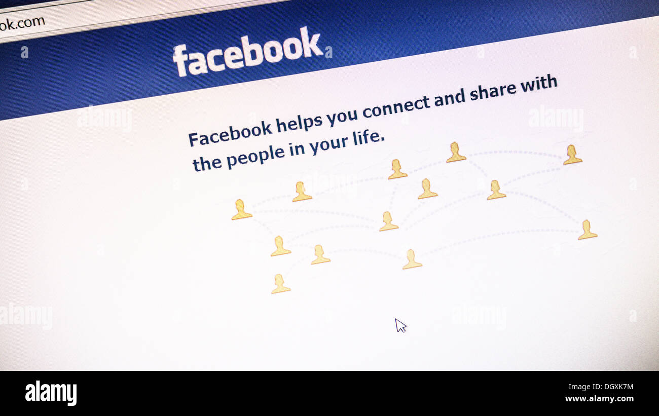 Facebook logotype hi-res stock photography and images - Alamy