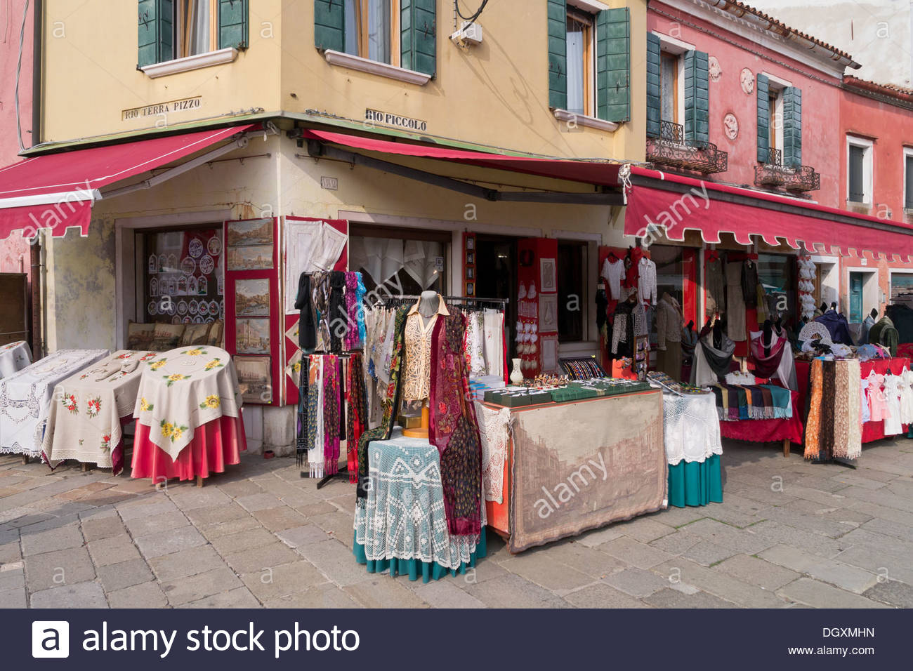 Venice Burano Lace Shop High Resolution Stock Photography and Images ...