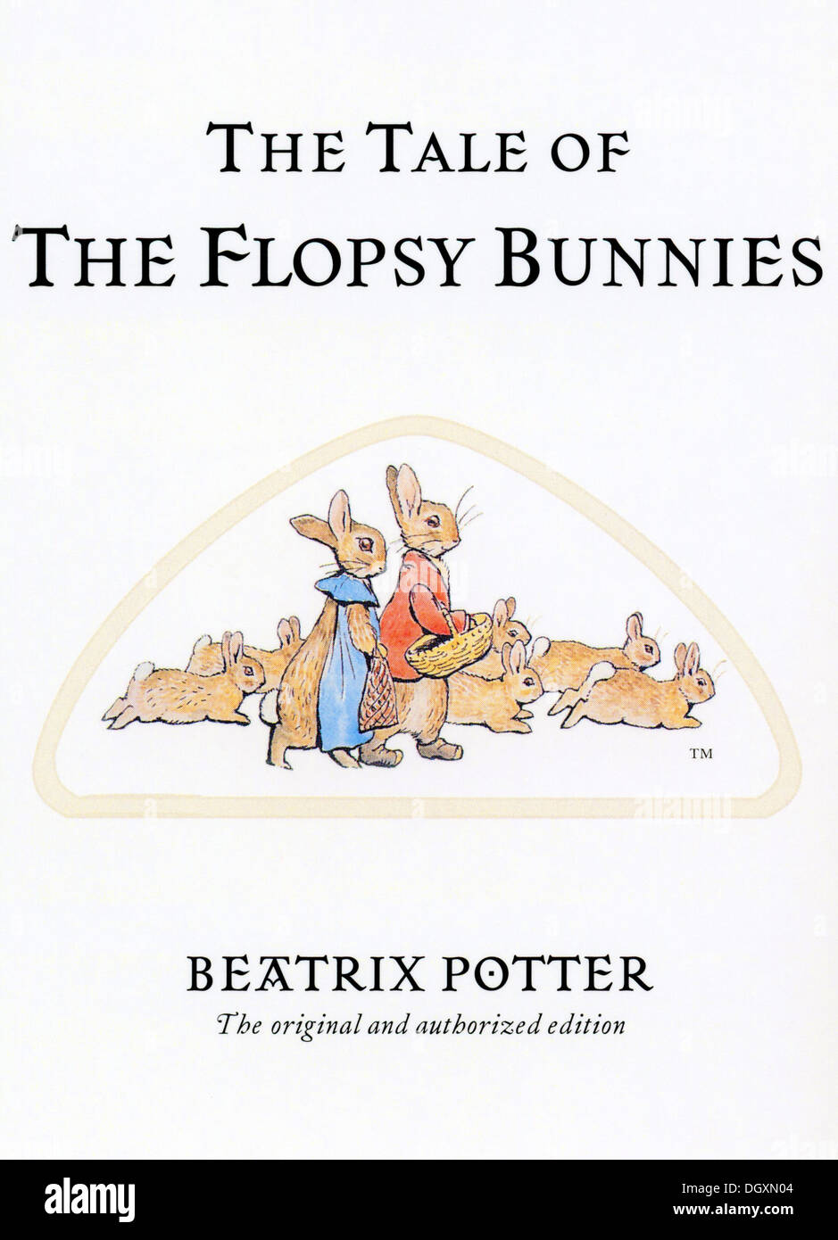 Beatrix Potter - The Tale of The Flopsy Bunnies book cover, 1909 Stock ...