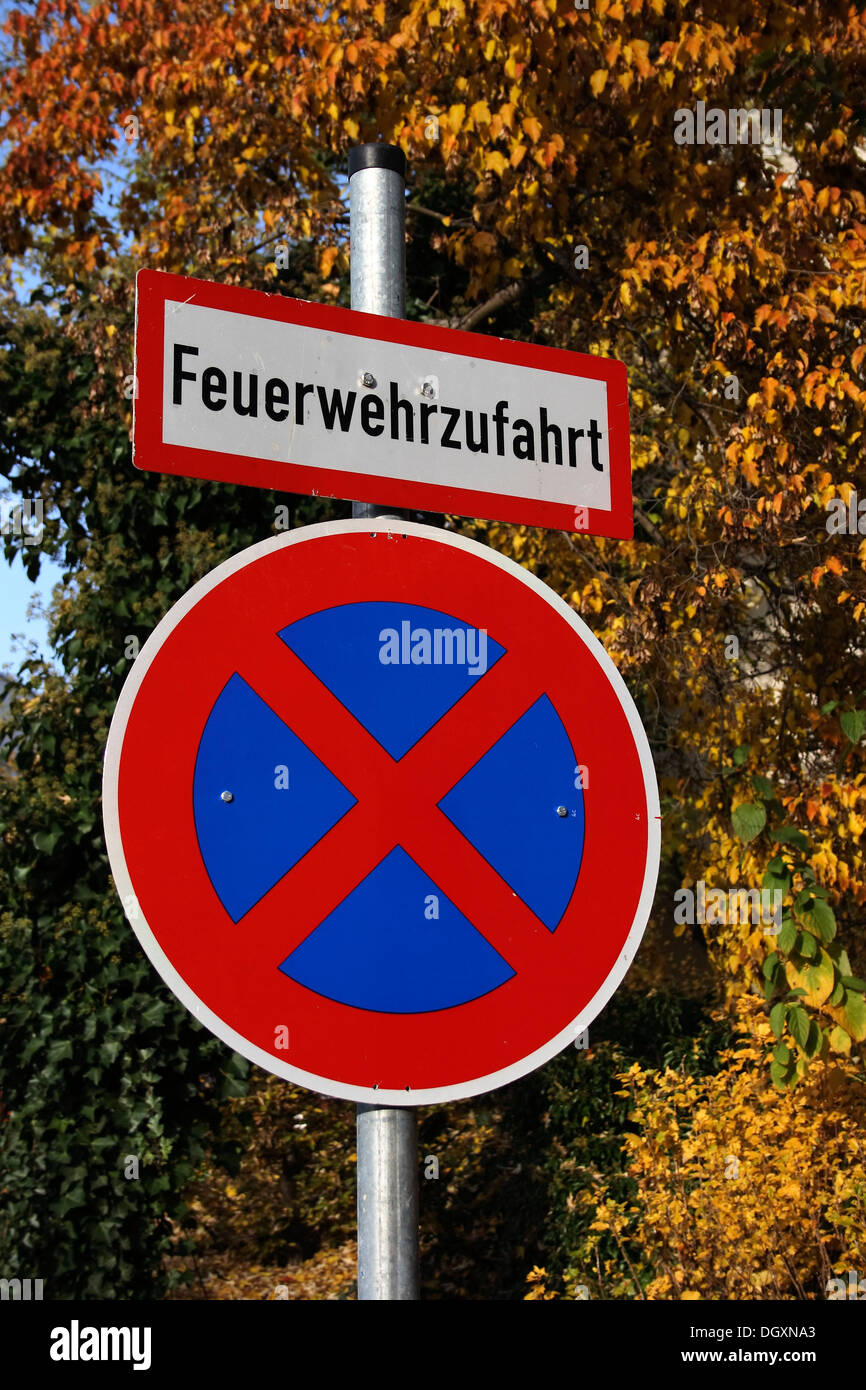 Prohibition signs, traffic signs Stock Photo - Alamy