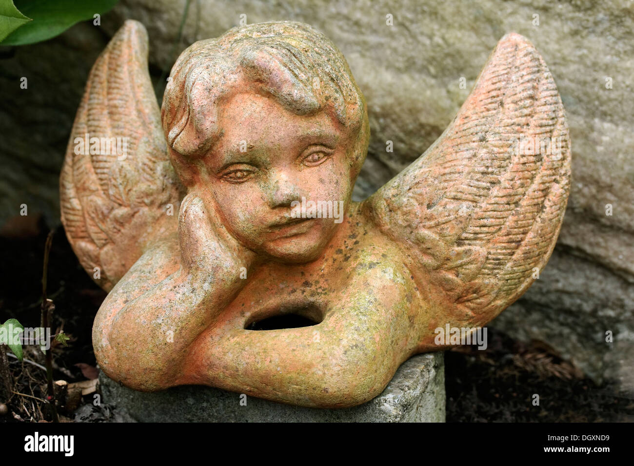 Angel carved of stone, stone masonry Stock Photo - Alamy