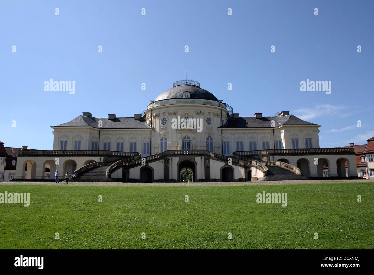 North view, Schloss Solitude Castle, Stuttgart-West, Stuttgart, Upper ...