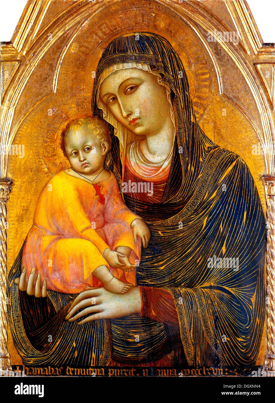 Virgin and child by barnaba da modena hi-res stock photography and ...