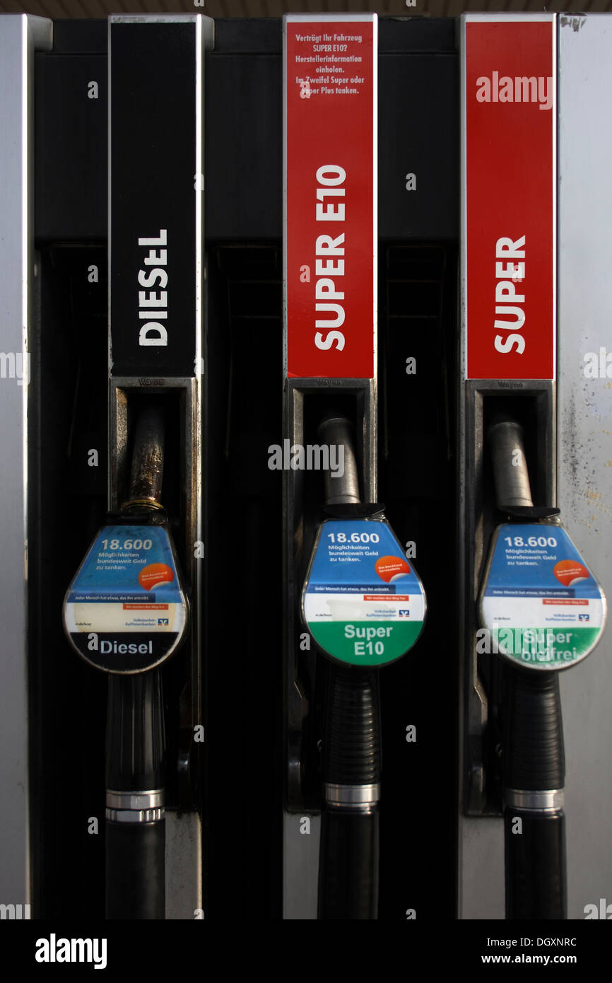 Petrol pump labels hi-res stock photography and images - Alamy