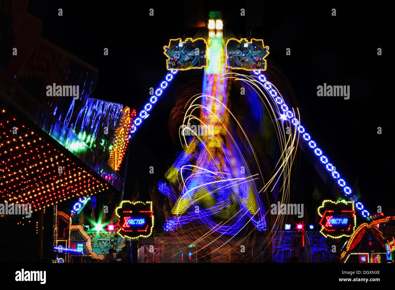 Fun ride X-Factor, Biberacher Schuetzenfest fair, Gigelberg pleasure ...