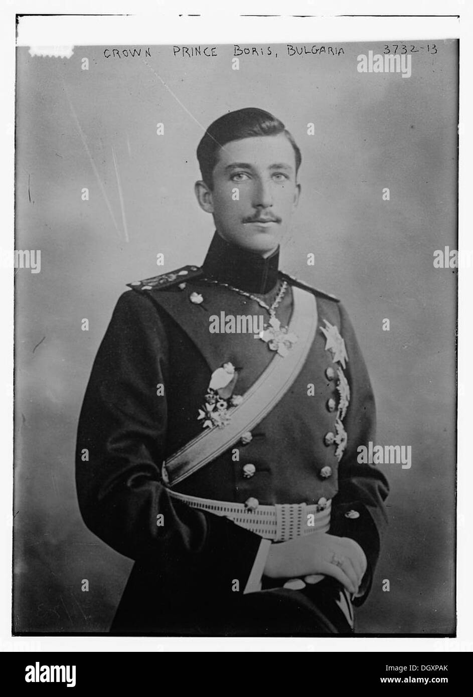 This photograph shows Crown Prince Boris of Bulgaria, a significant ...