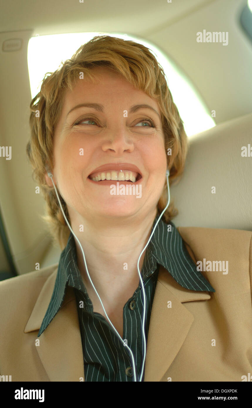 Woman business suit nice car hi-res stock photography and images - Alamy