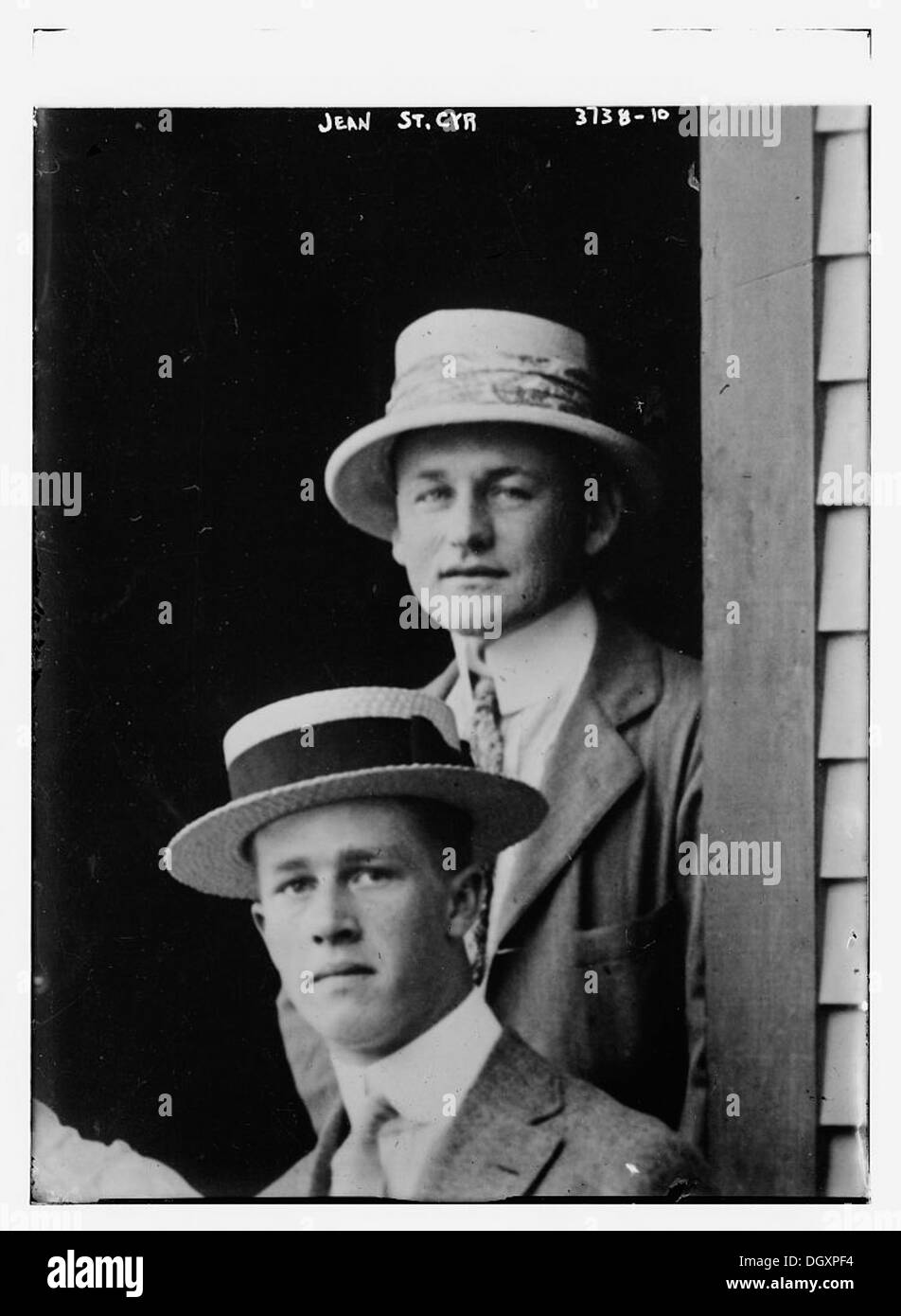 This photograph features Jean St. Cyr, a figure known for his ...