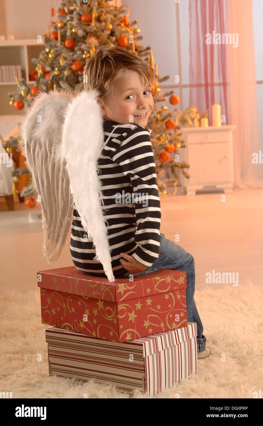 Boy Wings High Resolution Stock Photography and Images - Alamy