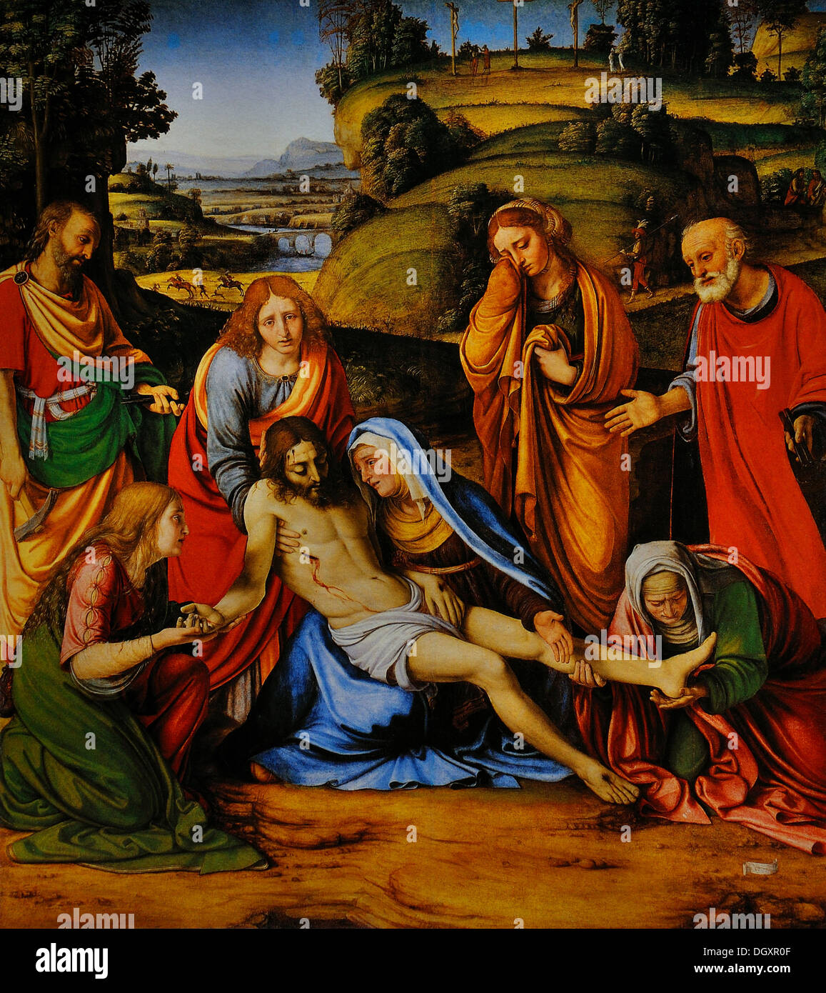 Andrea Solario - Lamentation, 1507 Stock Photo - Alamy